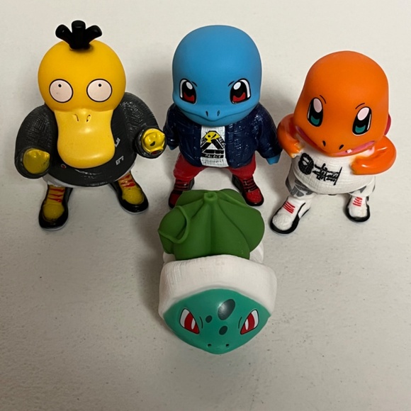 Unbranded | Other | Pokemon Stussy Charizard Squirtle Psyduck Bulbasaur ...
